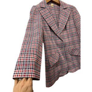 Handmade | Suits & Blazers | Authentic Vintage Jacket 7s Plaid Blazer ...